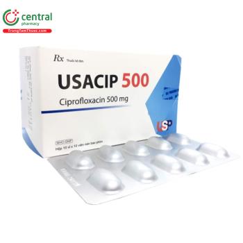 Thuốc Usacip 500 điều trị nhiễm khuẩn nặng, viêm tiền liệt tuyến