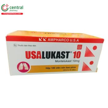 Thuốc Usalukast 10 điều trị lâu dài hen suyễn cho người lớn và trẻ em