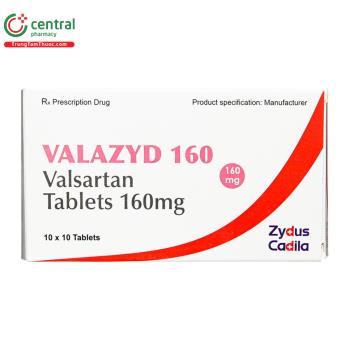 Thuốc Valazyd 160 chỉ định điều trị bệnh lý tăng huyết áp và suy tim