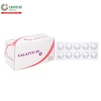 Thuốc Valazyd 80 điều trị tăng huyết áp, suy tim, điều trị sau nhồi máu ...