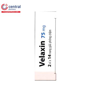 [CHÍNH HÃNG] Thuốc Velaxin 75mg điều trị rối loạn lo âu trầm cảm