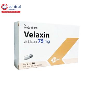 [CHÍNH HÃNG] Thuốc Velaxin 75mg điều trị rối loạn lo âu trầm cảm