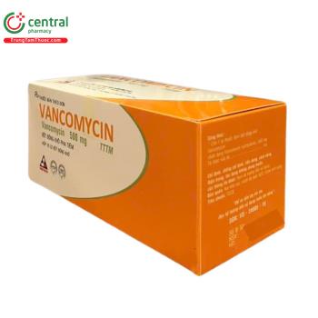 Thuốc VANCOMYCIN 500mg kháng sinh trị nhiễm khuẩn nặng