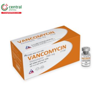 Thuốc VANCOMYCIN 500mg kháng sinh trị nhiễm khuẩn nặng