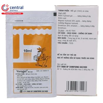 [CHÍNH HÃNG] Thuốc Varogel 10ml điều trị loét dạ dày, tá tràng