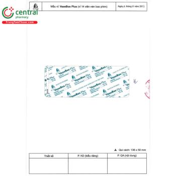 Thuốc VaseBos Plus dùng điều trị các trường hợp tăng huyết áp