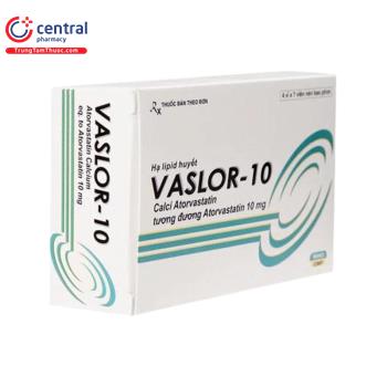 [CHÍNH HÃNG] Thuốc Vaslor-10 điều trị hạ mỡ máu hiệu quả