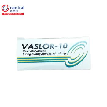 [CHÍNH HÃNG] Thuốc Vaslor-10 điều trị hạ mỡ máu hiệu quả