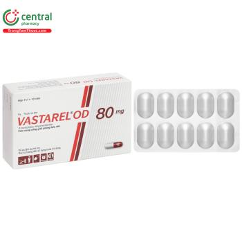 Thuốc Vastarel® OD 80mg dùng trong điều trị đau thắt ngực ổn định