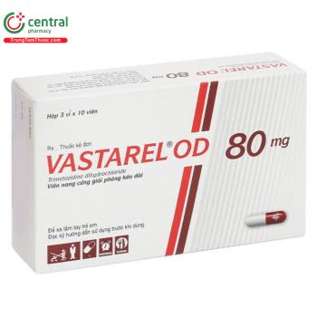 Thuốc Vastarel® OD 80mg dùng trong điều trị đau thắt ngực ổn định