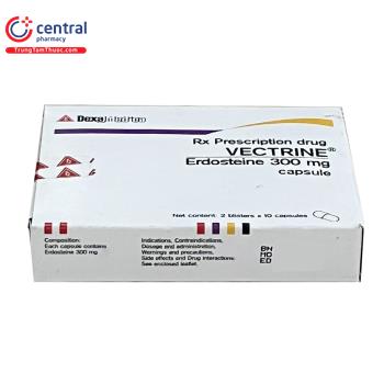 [CHÍNH HÃNG] Thuốc Vectrine 300mg: điều trị hen phế quản mạn tính
