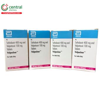 Thuốc Velpaclear 400mg/100mg - điều trị viêm gan C mãn tính