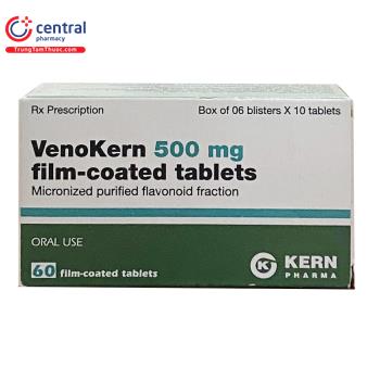VenoKern 500mg film-coated tablets: tác dụng, chỉ định, cách dùng