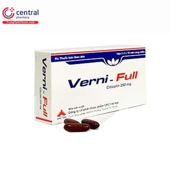 [CHÍNH HÃNG] Thuốc Verni-Full điều trị những tổn thương về não bộ
