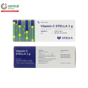 Thuốc Vitamin C Stella 1g có tác dụng phòng và điều trị bệnh scorbut