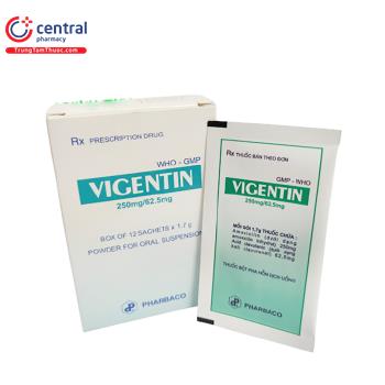 [CHÍNH HÃNG] Thuốc Vigentin 250mg/62,5mg - Điều trị nhiễm khuẩn nặng