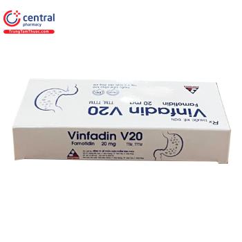 Thuốc Vinfadin 20mg/2ml - Thuốc điều trị viêm loét đường tiêu hóa