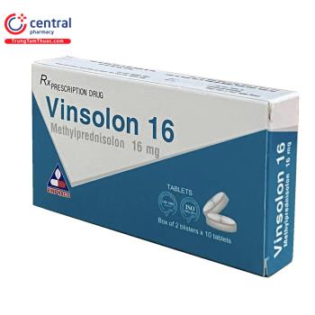 [CHÍNH HÃNG] Thuốc chống viêm Vinsolon 16 giúp giảm sưng đau hiệu quả