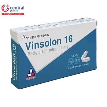 [CHÍNH HÃNG] Thuốc chống viêm Vinsolon 16 giúp giảm sưng đau hiệu quả