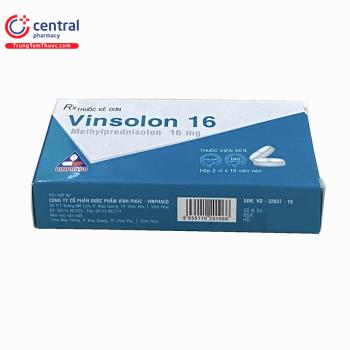 [CHÍNH HÃNG] Thuốc chống viêm Vinsolon 16 giúp giảm sưng đau hiệu quả