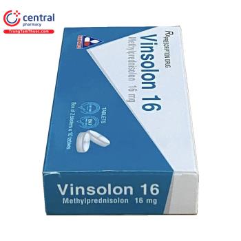 [CHÍNH HÃNG] Thuốc chống viêm Vinsolon 16 giúp giảm sưng đau hiệu quả