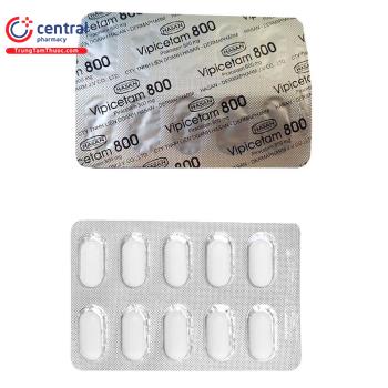 Thuốc Vipicetam 800 điều trị chóng mặt và rối loạn nhận thức hiệu quả