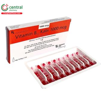 Thuốc Vitamin B12 Kabi 1000mcg - Điều trị thiếu hụt Vitamin B12