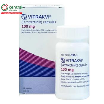 Thuốc Vitrakvi 100mg điều trị khối u rắn có sự hợp nhất gen NTRK
