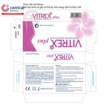 [CHÍNH HÃNG] Thuốc Vitrex plus điều trị nấm và viêm nhiễm âm đạo