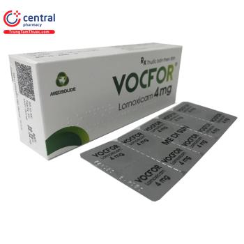 Thuốc Vocfor 4mg giảm đau, trị viêm khớp dạng thấp, viêm xương khớp