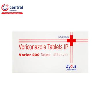 [CHÍNH HÃNG] Vorier 200 Tablets thuốc kháng nấm từ Ấn Độ