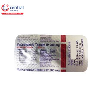 [CHÍNH HÃNG] Vorier 200 Tablets thuốc kháng nấm từ Ấn Độ