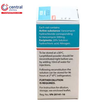 [CHÍNH HÃNG] Thuốc Voxin 500mg trị nhiễm khuẩn các trường hợp nặng