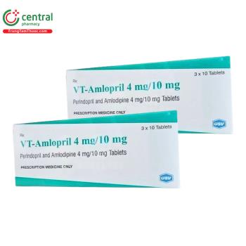 Thuốc VT-Amlopril 4mg/10mg - Chỉ định điều trị bệnh lý tăng huyết áp