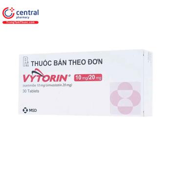 [CHÍNH HÃNG] Thuốc Vytorin 10mg/20mg điều trị tăng Cholesterol máu