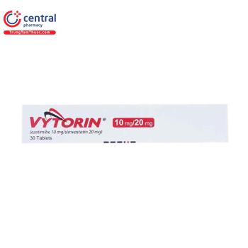 [CHÍNH HÃNG] Thuốc Vytorin 10mg/20mg điều trị tăng Cholesterol máu