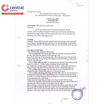 Thuốc Welgra-100 Ấn Độ điều trị rối loạn cương dương hiệu quả