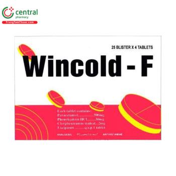Thuốc Wincold-F điều trị các triệu chứng cảm thông thường, viêm xoang