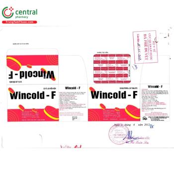 Thuốc Wincold-F điều trị các triệu chứng cảm thông thường, viêm xoang