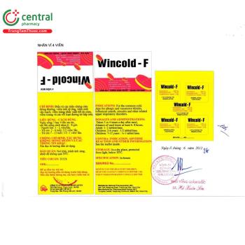 Thuốc Wincold-F điều trị các triệu chứng cảm thông thường, viêm xoang