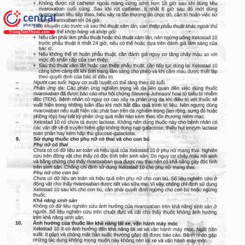 [CHÍNH HÃNG] Thuốc Xelostad 10 - Điều trị huyết khối tĩnh mạch sâu