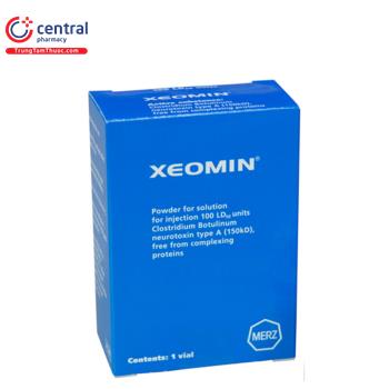 Thuốc Xeomin 100 units điều trị trong rối loạn trương lực cơ