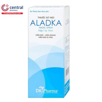 [CHÍNH HÃNG] Thuốc Xịt Mũi Aladka 15ml trị bệnh viêm và dị ứng mũi