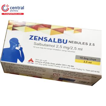 [CHÍNH HÃNG] Thuốc Zensalbu nebules 2.5 kiểm soát cơn hen nặng cấp