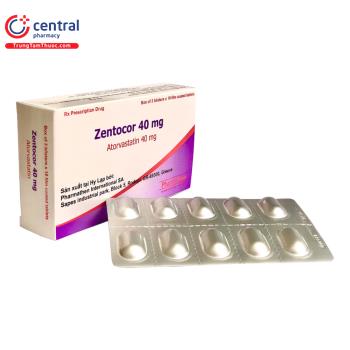 [CHÍNH HÃNG] Thuốc Zentocor 40mg điều trị bệnh mỡ máu cao