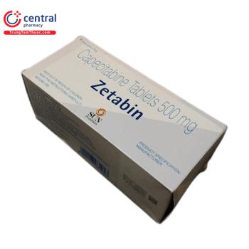 [CHÍNH HÃNG] Thuốc Zetabin 500mg điều trị ung thư vú và trực tràng