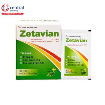 [CHÍNH HÃNG] Thuốc Zetavian - thuốc chống dị ứng hiệu quả