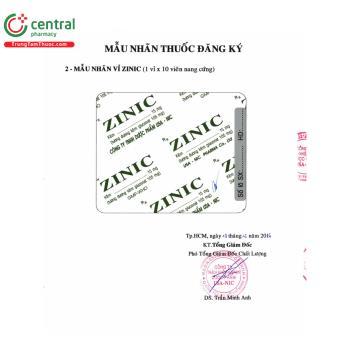 Thuốc Zinic 15mg điều trị mụn trứng cá nặng có viêm, viêm da đầu chi