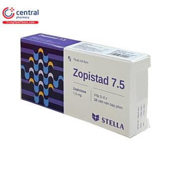 [CHÍNH HÃNG] Thuốc Zopistad 7.5mg - Không lo mất ngủ, khó ngủ