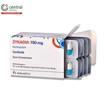 Thuốc Zykadia 150mg - điều trị ung thư phổi tiến triển ở người trưởng thành